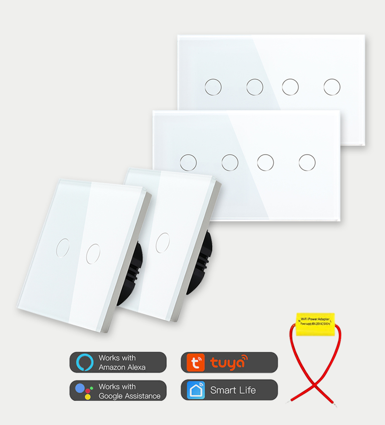 ZINC White smart switch set - with installation | هوم واقن | تسوق ...