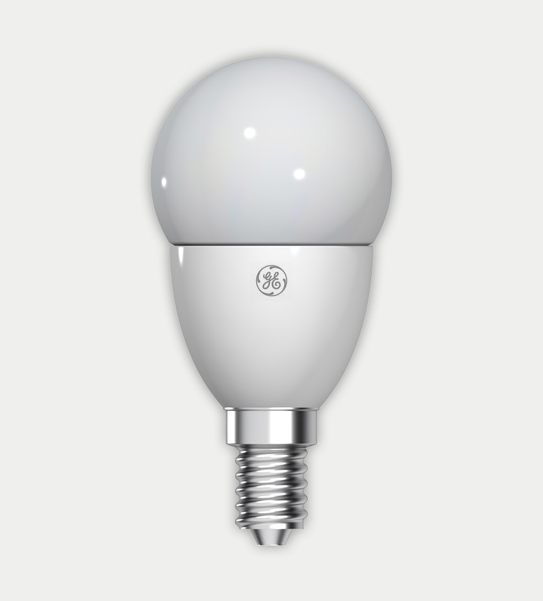 GE LED P45 Bulb 4W-Warm white Dimmable | هوم واقن | تسوق التشطيبات ...